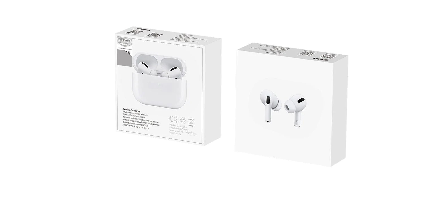 Buy Inkax T03 True Wireless Earbuds - White in Kuwait